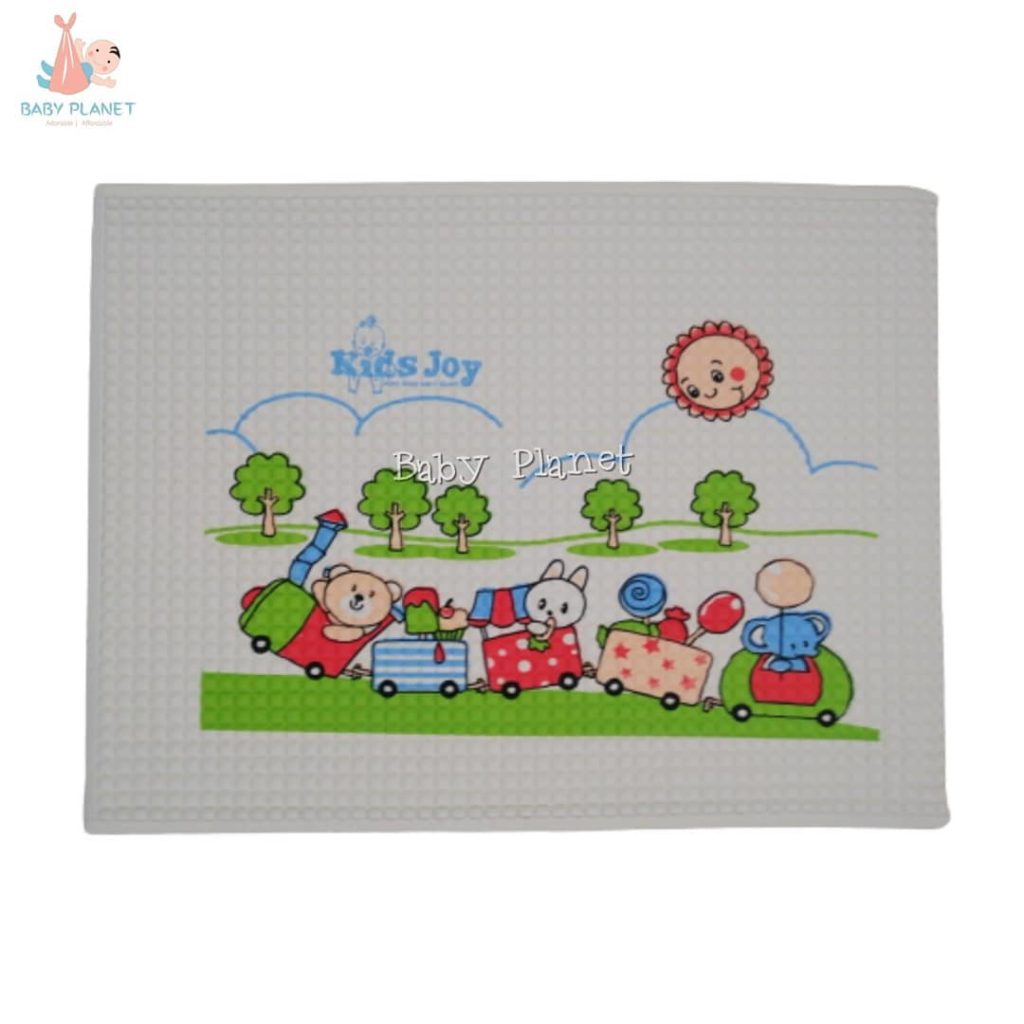 Kids Joy Printed Air Filled Rubber Cot Sheet - Baby Planet