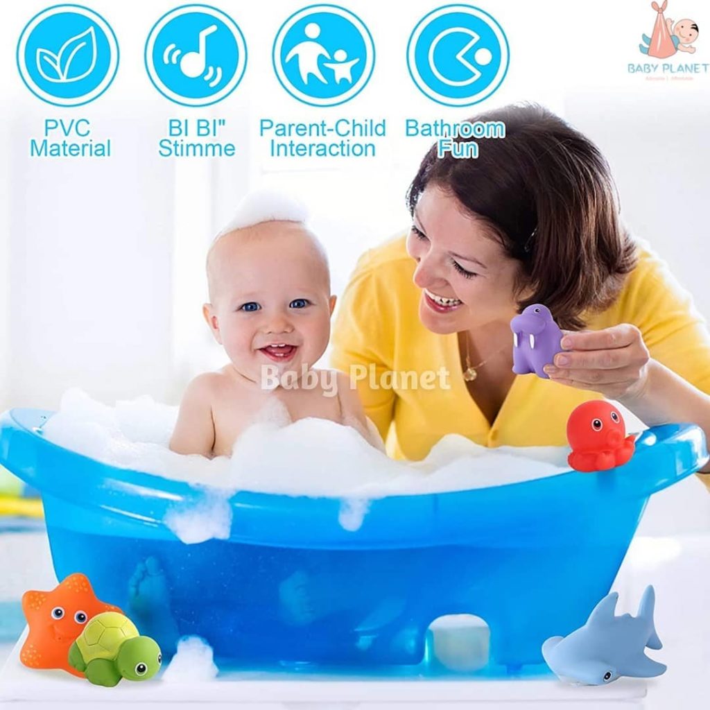 Baby Bath Rubber Toys Pack - Baby Planet