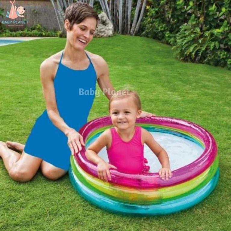 Intex Inflatable Rainbow Baby Pool - Baby Planet