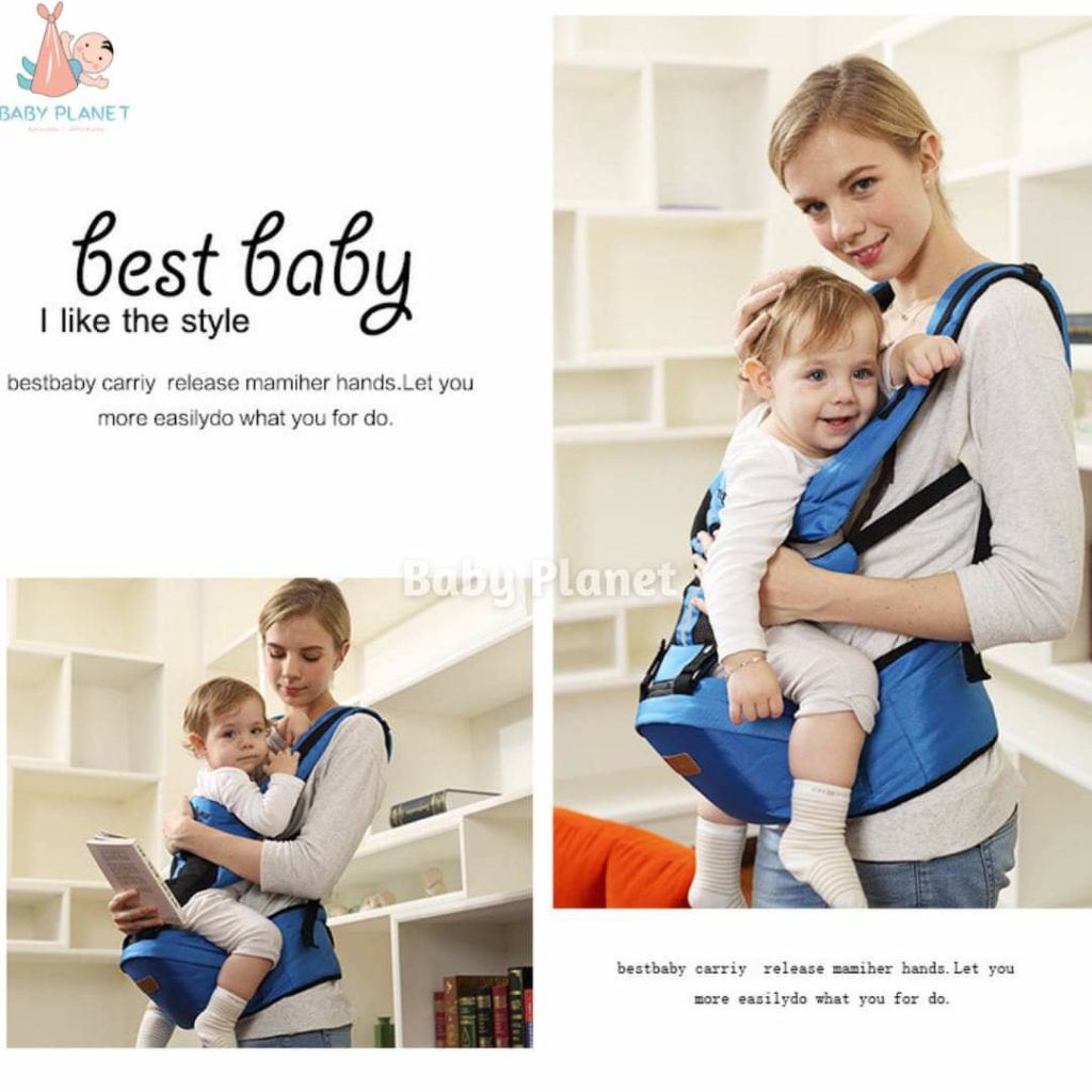 Bestbaby Multi Functional 4 Way Baby Carrier with Hip Seat - Baby Planet