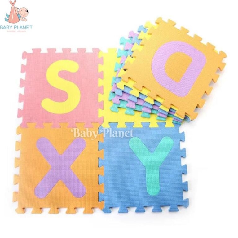 Colourful EVA Foam Puzzle Play Mats 10 in 1 Pack - Baby Planet