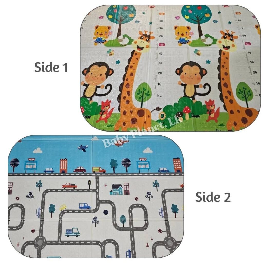 Double Side Printed XPE Foldable Large Baby Play Mat with Storage Bag ...