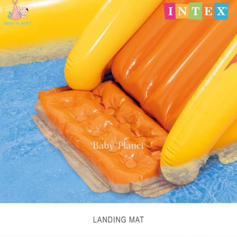 Intex Inflatable Dinosaur Play Center Pool with Slide and Splasher ...