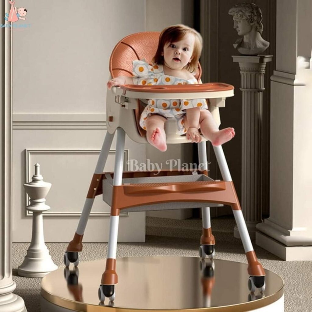 2 Ways Convertible and Foldable Baby feeding Chair / High Chair with ...