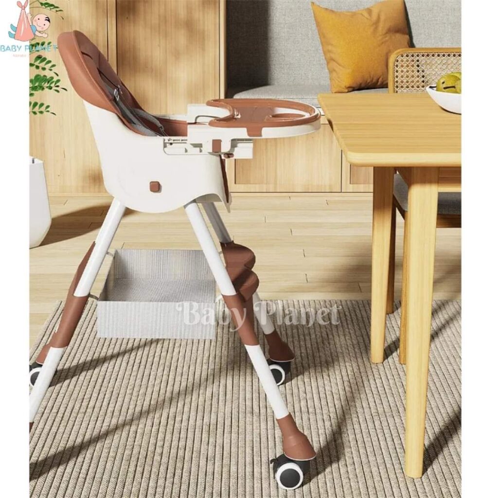 2 Ways Convertible and Foldable Baby feeding Chair / High Chair with ...