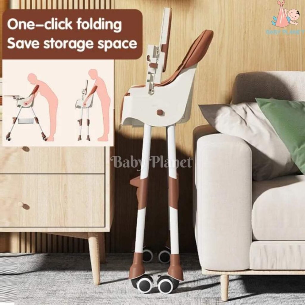2 Ways Convertible and Foldable Baby feeding Chair / High Chair with ...
