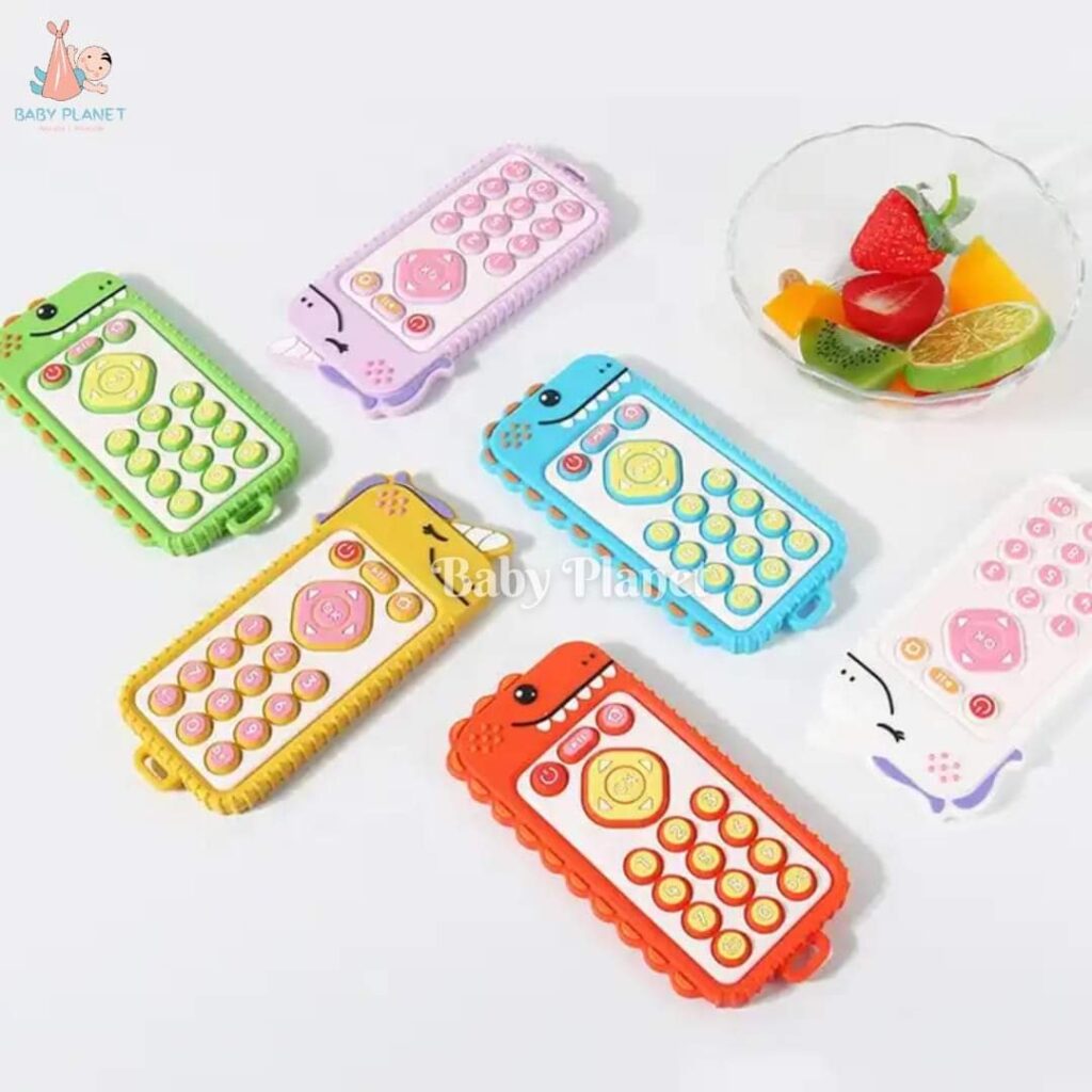 Remote Control Shape BPA Free Baby Silicone Teether / Gum Soother ...