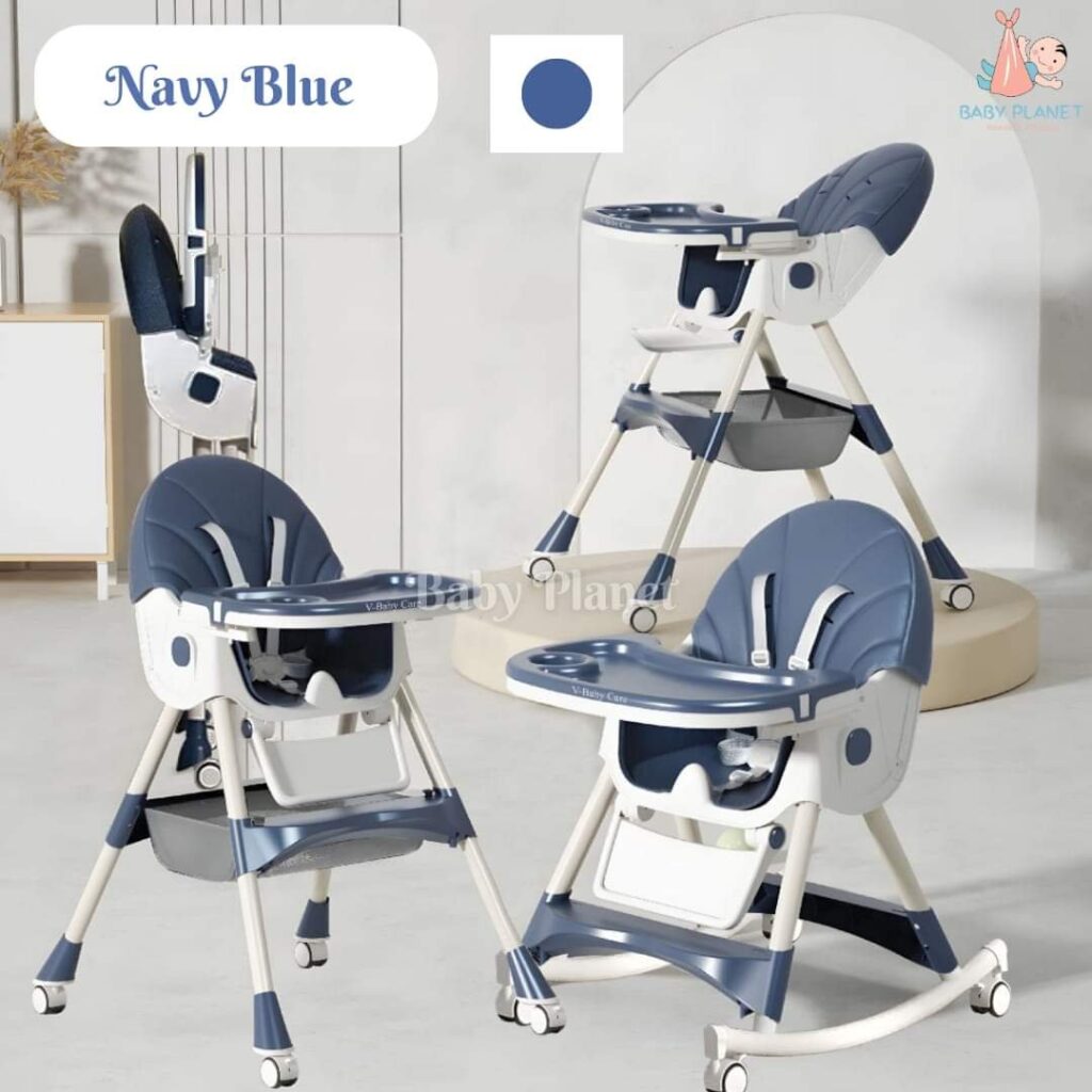 Kidilo Brand 6 in 1 Multi-Functional Reclinable Baby Feeding Chair With Rocking Mode - Baby Planet