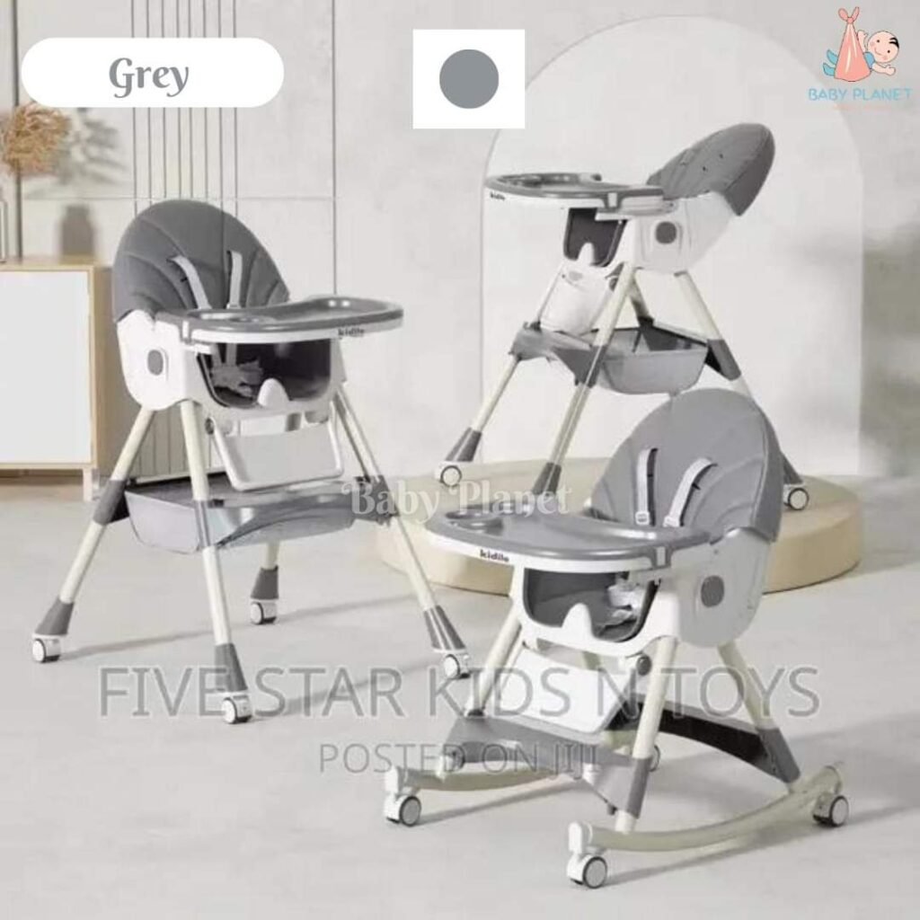 Kidilo Brand 6 in 1 Multi-Functional Reclinable Baby Feeding Chair With Rocking Mode - Baby Planet