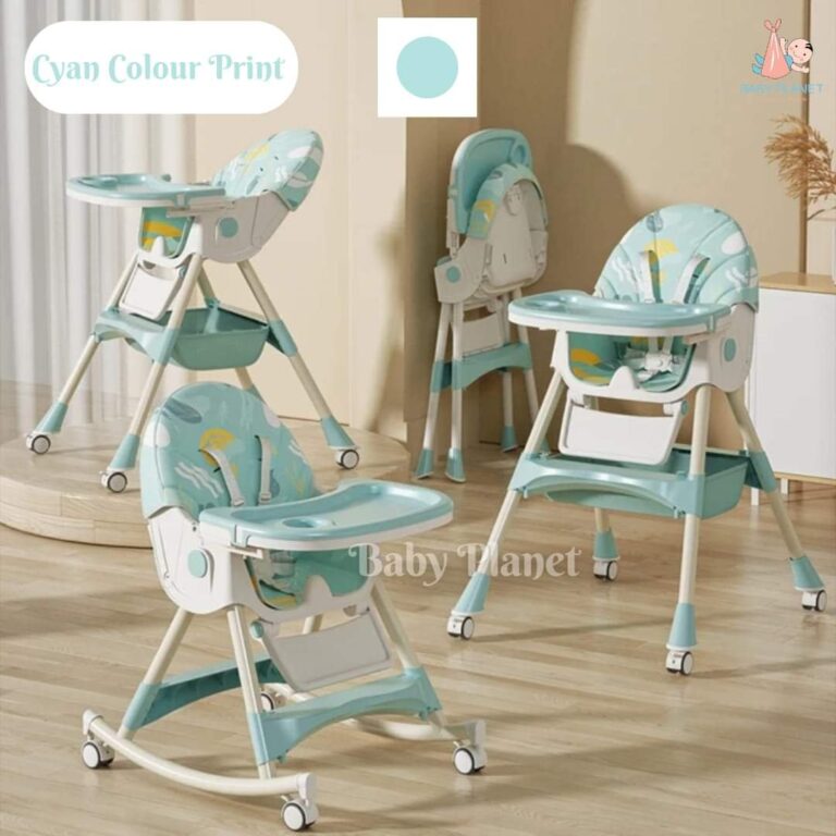 Kidilo Brand 6 in 1 Multi-Functional Reclinable Baby Feeding Chair With Rocking Mode - Baby Planet