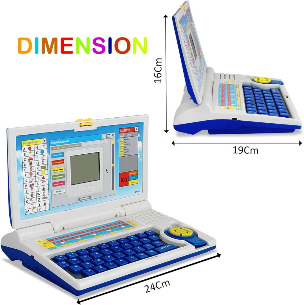 Kids Educational Laptop Toy with 20 Learning and Playing Activities ...