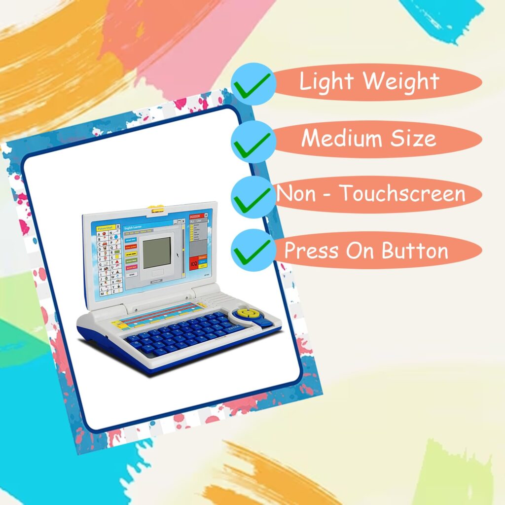 Kids Educational Laptop Toy with 20 Learning and Playing Activities ...