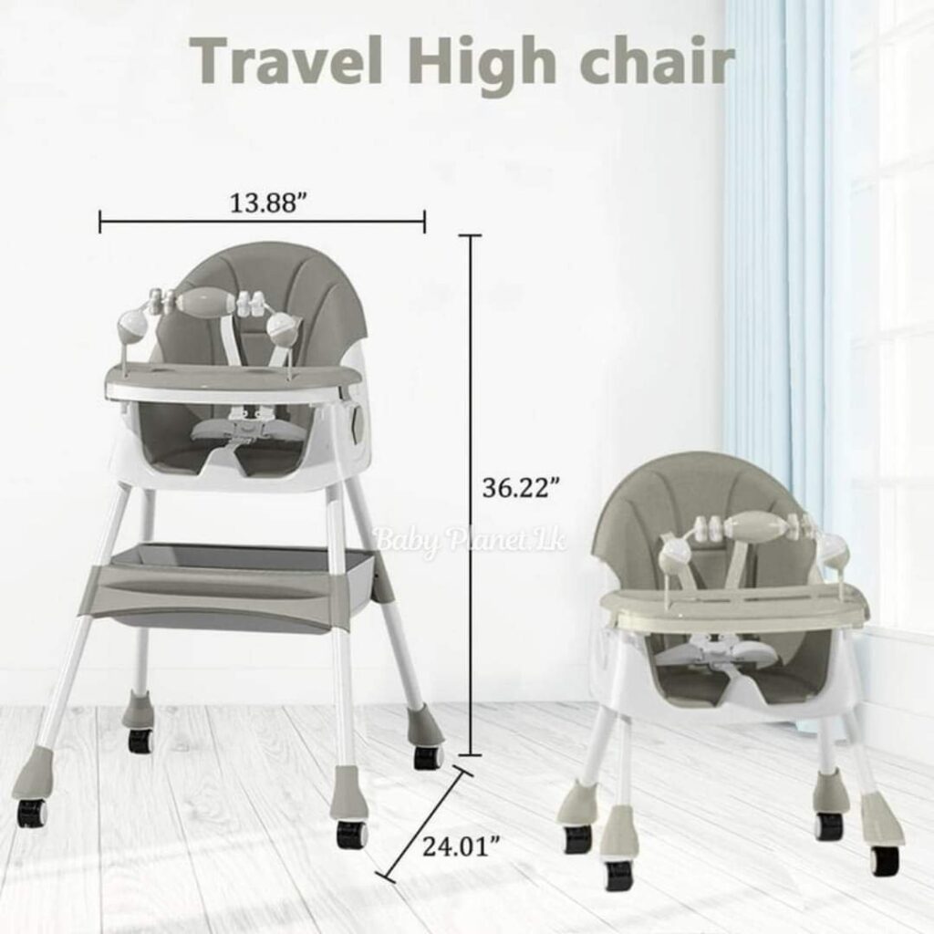 Convertible and Foldable Baby feeding Chair / High Chair with Universal ...