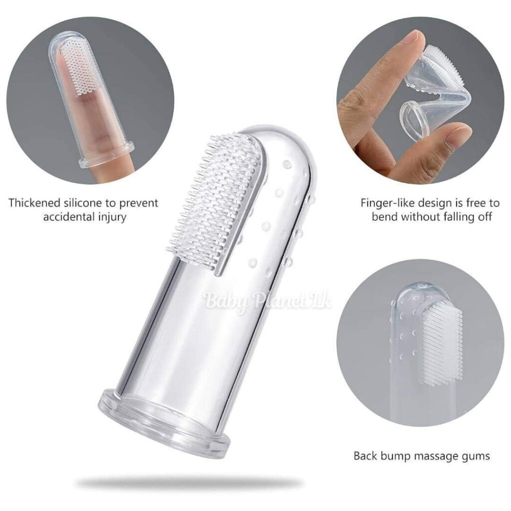 Baby Soft Silicone Finger Toothbrush with Case - Baby Planet