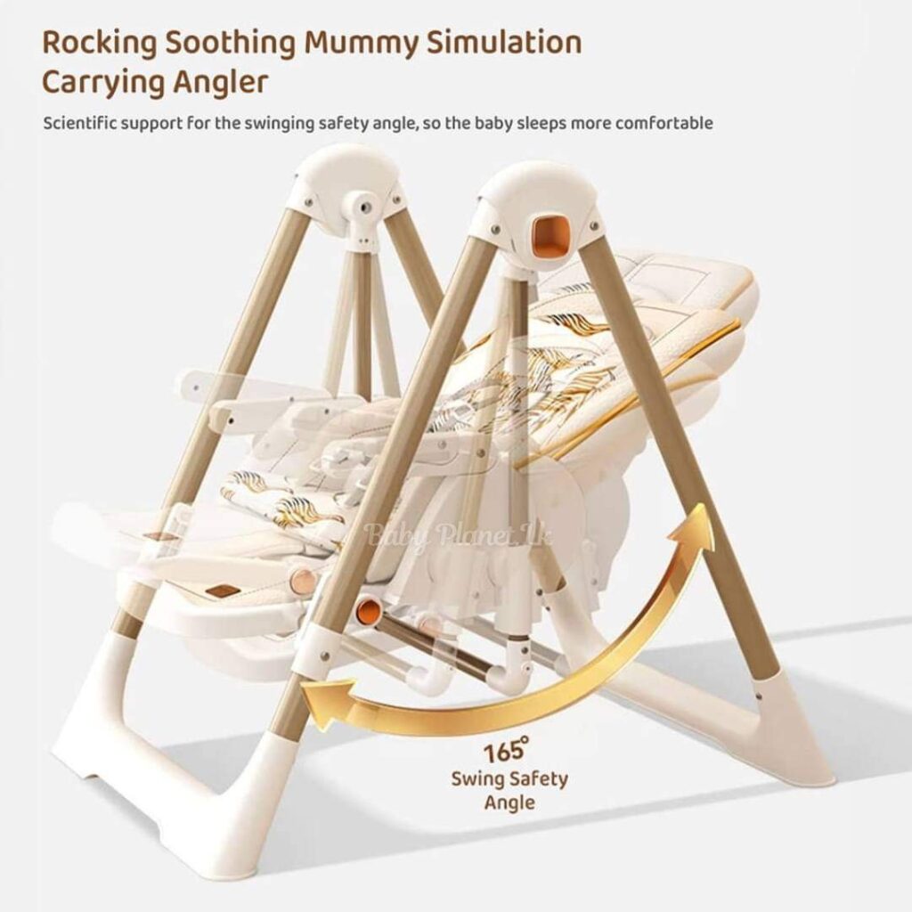 Kidilo (8166) 2 in 1 High Luxury Reclinable Baby Feeding Chair and ...