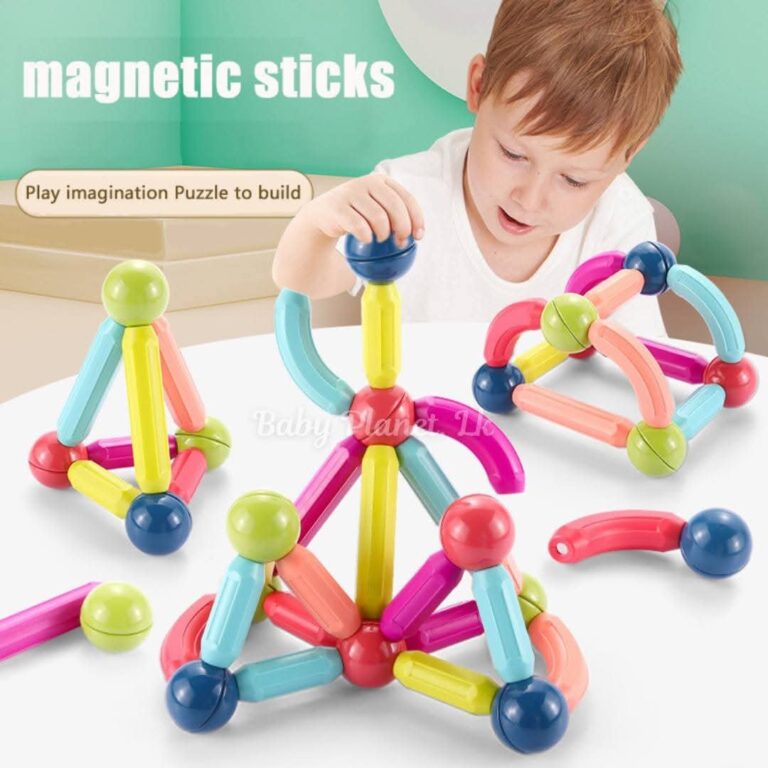 Magnetic Stick Building Blocks Set – 42 pcs - Baby Planet
