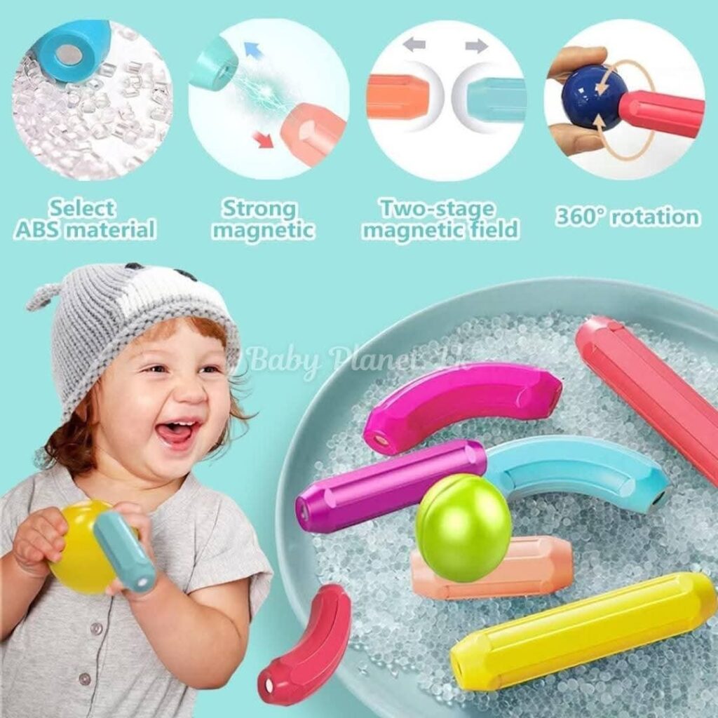 Magnetic Stick Building Blocks Set – 42 pcs - Baby Planet