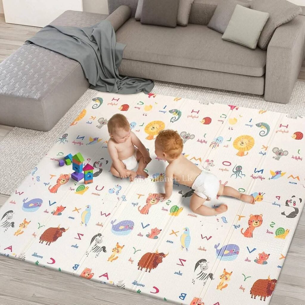 Double Side Printed XPE Foldable Large Baby Play Mat with Storage Bag ...