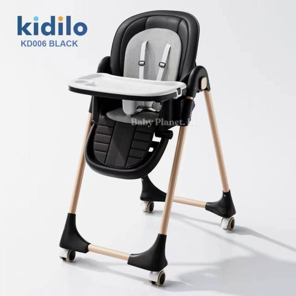 Kidilo KD006 Height Adjustable and Foldable Baby Feeding Chair /High ...